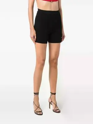 Jacquemus Le Short Arancia Ribbed Biker Shorts