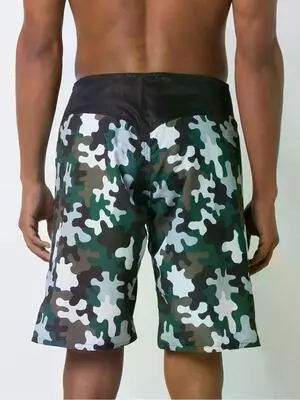 AMIR SLAMA Camouflage Print Swim Shorts