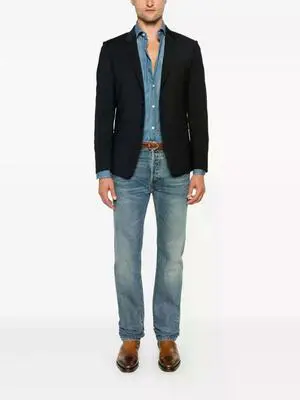 REVERES 1949 Single-breasted Blazer - Blue