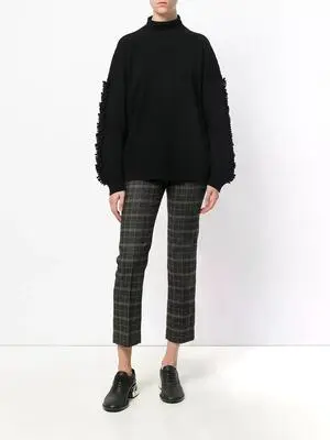 BARRIE Troisieme Dimension Cashmere Turtleneck Pullover - Black