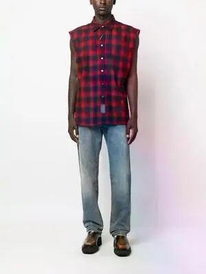 MAISON MARGIELA Distressed Straight-leg Jeans