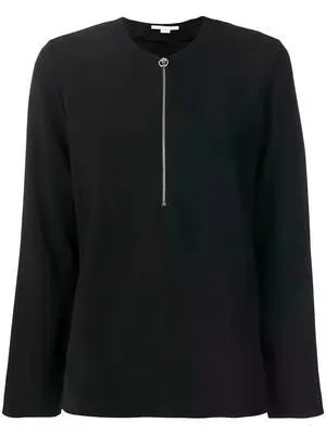 Stella McCartney Arlesa Top With Partial Zip Detail