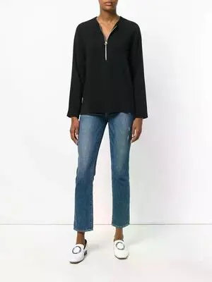 Stella McCartney Arlesa Top With Partial Zip Detail