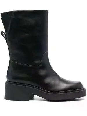 Furla Attitude Leather Mid-calf Boots