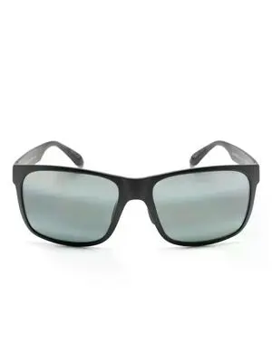 Maui Jim Red Sands Square-frame Sunglasses - Black