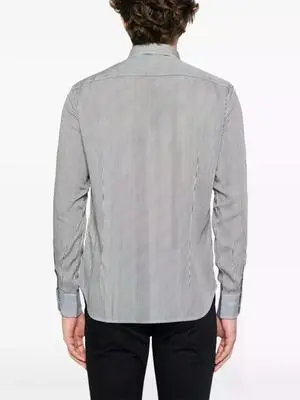 Emporio Armani Pinstripe Shirt - Blue
