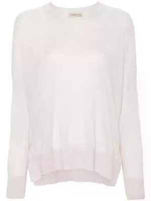 BLANCA VITA Fine-knit Virgin Wool Sweater - Pink