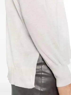 BLANCA VITA Fine-knit Virgin Wool Sweater - Pink