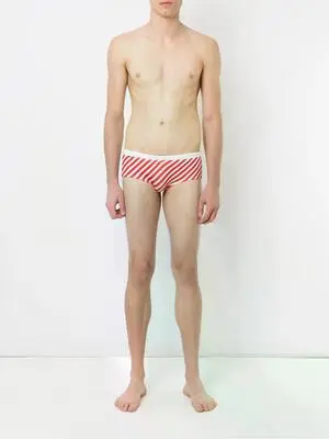 AMIR SLAMA Striped Swim Briefs