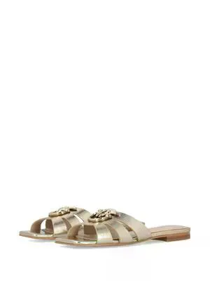 Pinko Love Birds-motif Sandals