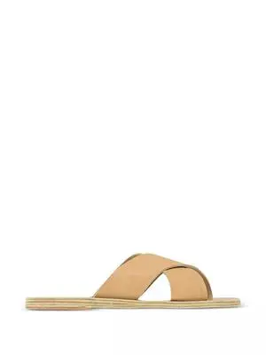 ANCIENT GREEK SANDALS Thais Leather Sandals - Neutrals