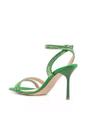 Liu Jo Crystal-embellished Leather Sandals