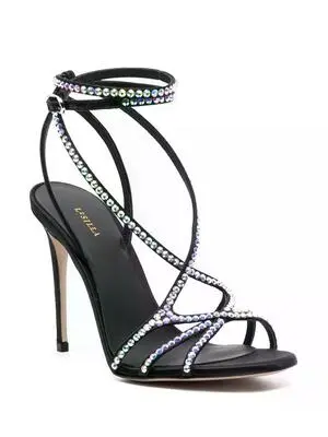 LE SILLA Belen 105mm Crystal-embellished Sandals