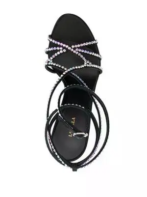 LE SILLA Belen 105mm Crystal-embellished Sandals