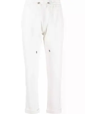 Colombo Elasticated Drawstring-waistband Trousers