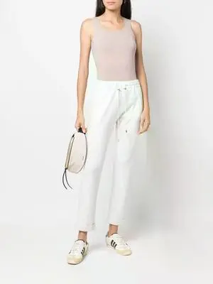 Colombo Elasticated Drawstring-waistband Trousers