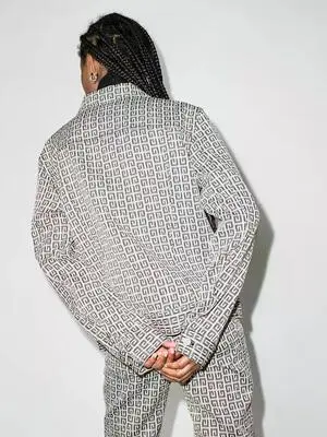 Givenchy 4g Jacquard Denim Jacket