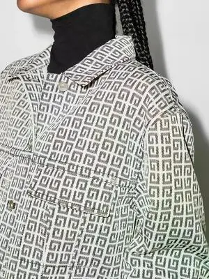Givenchy 4g Jacquard Denim Jacket
