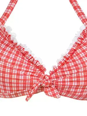 AMIR SLAMA Plaid Bikini Set