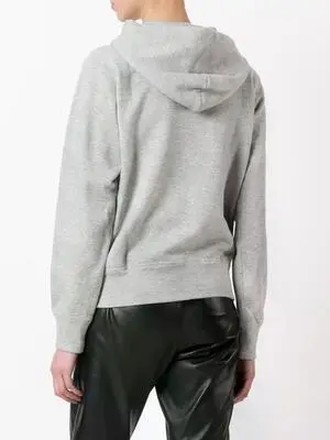 Play Comme Des Garcon Zip-up Hoodie With Heart Appliqu