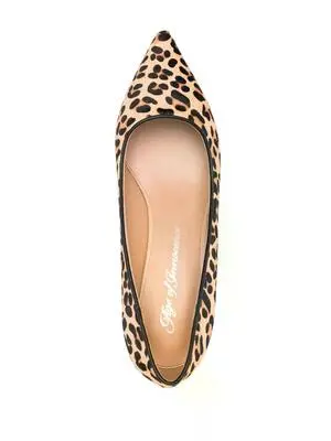 AGE OF INNOCENCE Jacqueline 50mm Leopard-print Pumps