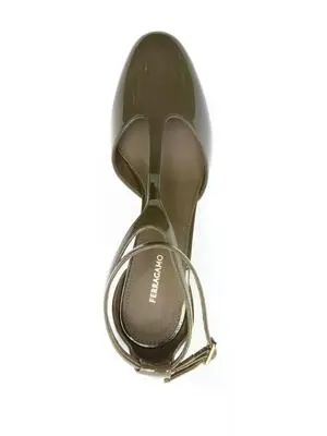FERRAGAMO 75mm Patent Leather Pumps