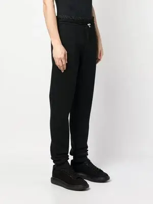 Philipp Plein Logo-patch Drawstring Track Pants - Black