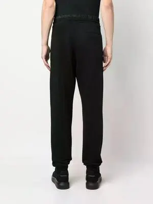Philipp Plein Logo-patch Drawstring Track Pants - Black