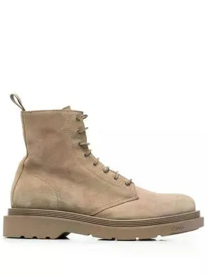 BUTTERO® Lace-up Suede Boots - Grey