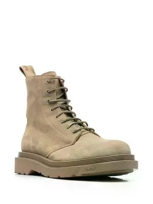 BUTTERO® Lace-up Suede Boots - Grey