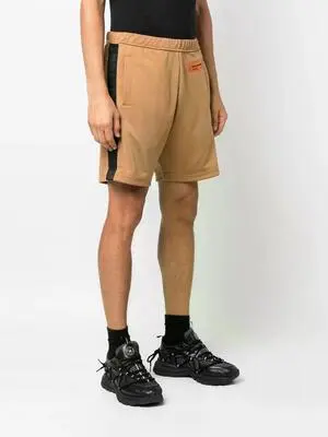 Heron Preston Logo-patch Deck Shorts - Black