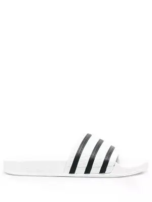 Adidas Adilette Slides - White