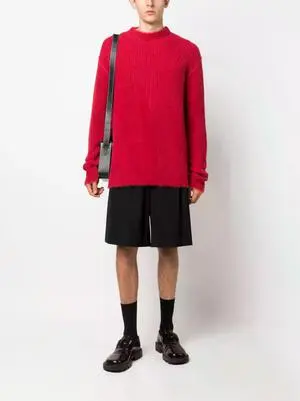 UMA WANG Ribbed Brushed-effect Jumper
