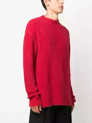 UMA WANG Ribbed Brushed-effect Jumper