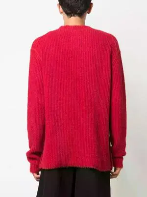 UMA WANG Ribbed Brushed-effect Jumper