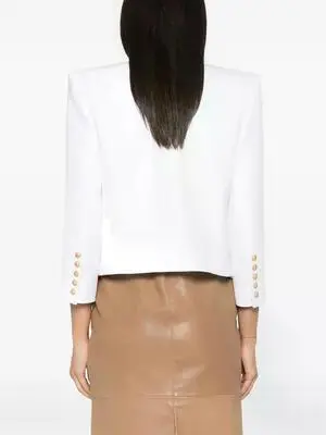Balmain Textured Blazer - White