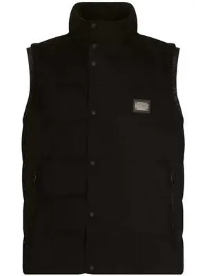 Dolce & Gabbana Logo Tag Padded Vest