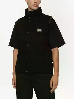 Dolce & Gabbana Logo Tag Padded Vest