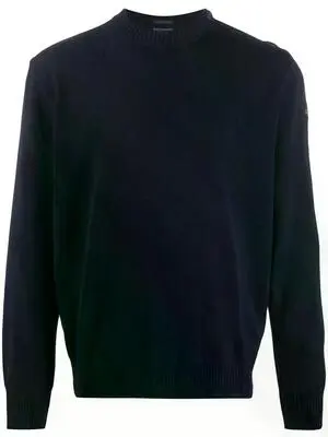 Paul & Shark Virgin Wool Round-neck Sweater
