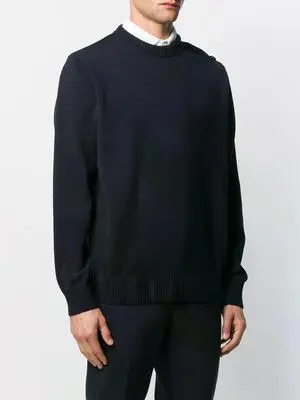Paul & Shark Virgin Wool Round-neck Sweater