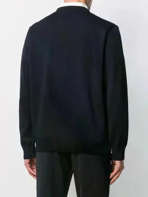 Paul & Shark Virgin Wool Round-neck Sweater