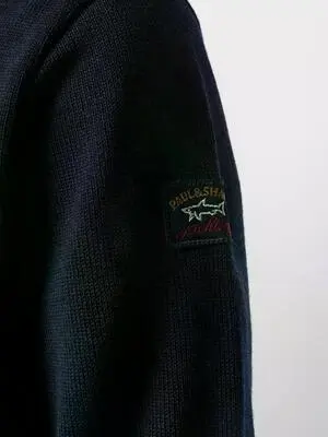 Paul & Shark Virgin Wool Round-neck Sweater