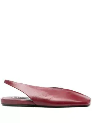 JIL SANDER Leather Ballet Flats