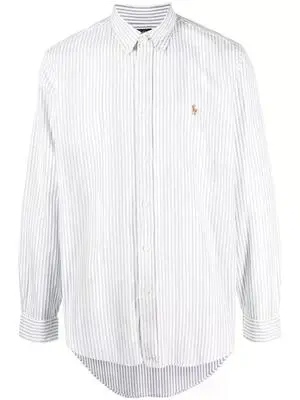 Polo Ralph Lauren Striped Button-down Shirt - Grey