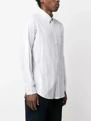 Polo Ralph Lauren Striped Button-down Shirt - Grey