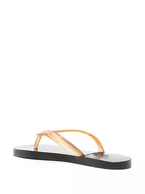 ANCIENT GREEK SANDALS Saionara Jelly Flip Flops - Brown
