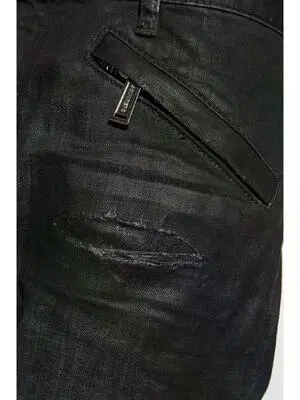 Dsquared2 Tidy Biker Jeans - Black