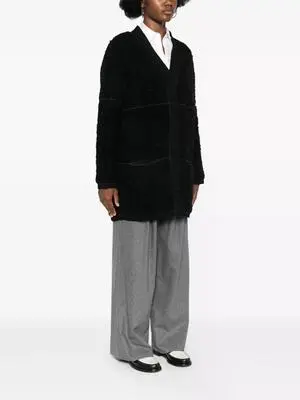 Giorgio Armani Long Bouclé Cardigan-coat