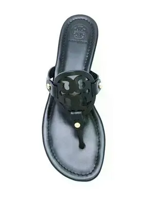 Tory Burch Miller Cut Out Sandals - Black