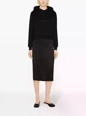 Jacquemus Grosgrain Logo Hoodie - Black